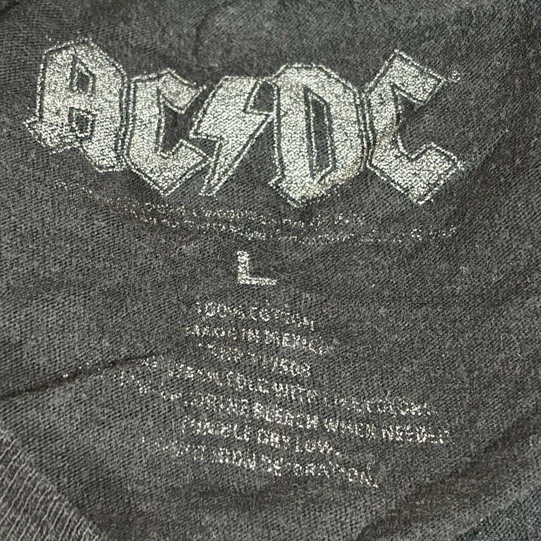 AC/DC HIGH VOLTAGE Tシャツ 1975 ブラック黒