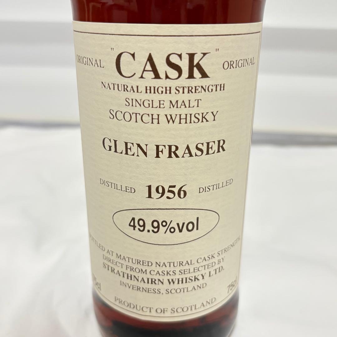 【未開栓保管品】G&M Glen Fraser 1956 ウイスキー 49.9%