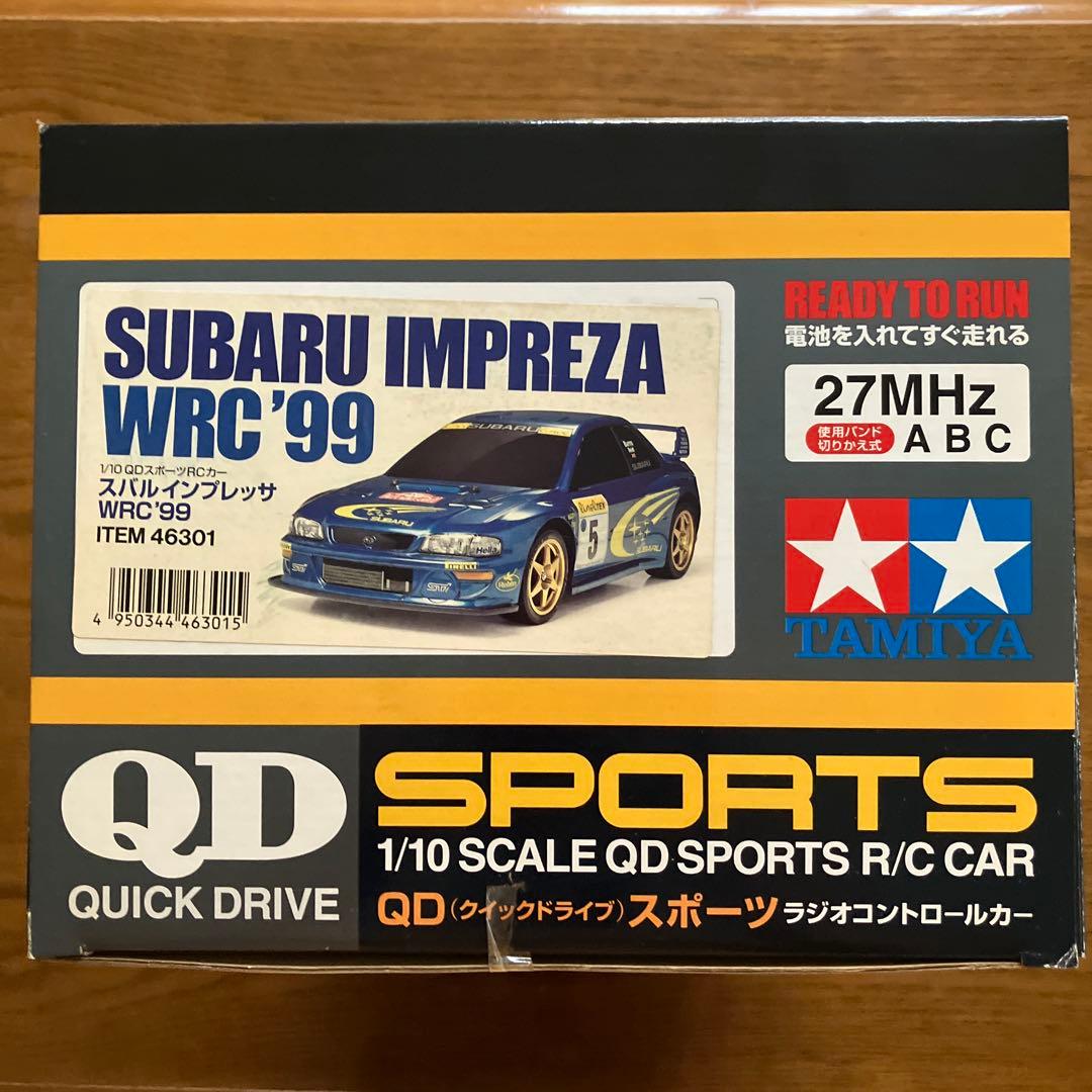 タミヤ 1/10 QDスポーツRCカー スバルインプレッサ WRC'99