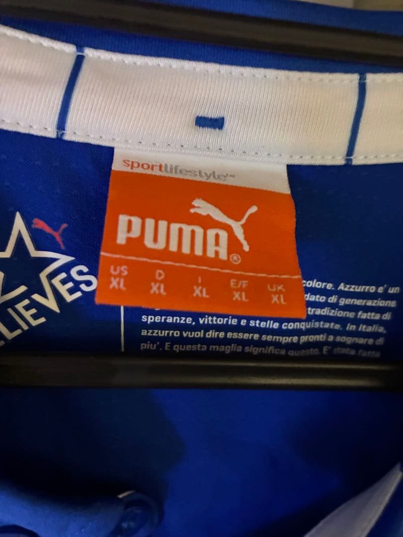 PUMA イタリア代表ユニフォーム　バロテッリ XL