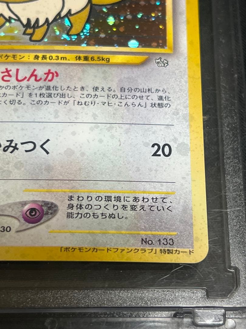 【安心安全】Pokéca 旧裏　ポケモンカード激レア　ファンクラブイーブイ