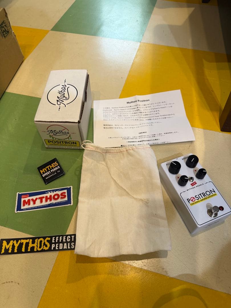 Mythos Pedals Positron fuzz ディストーション