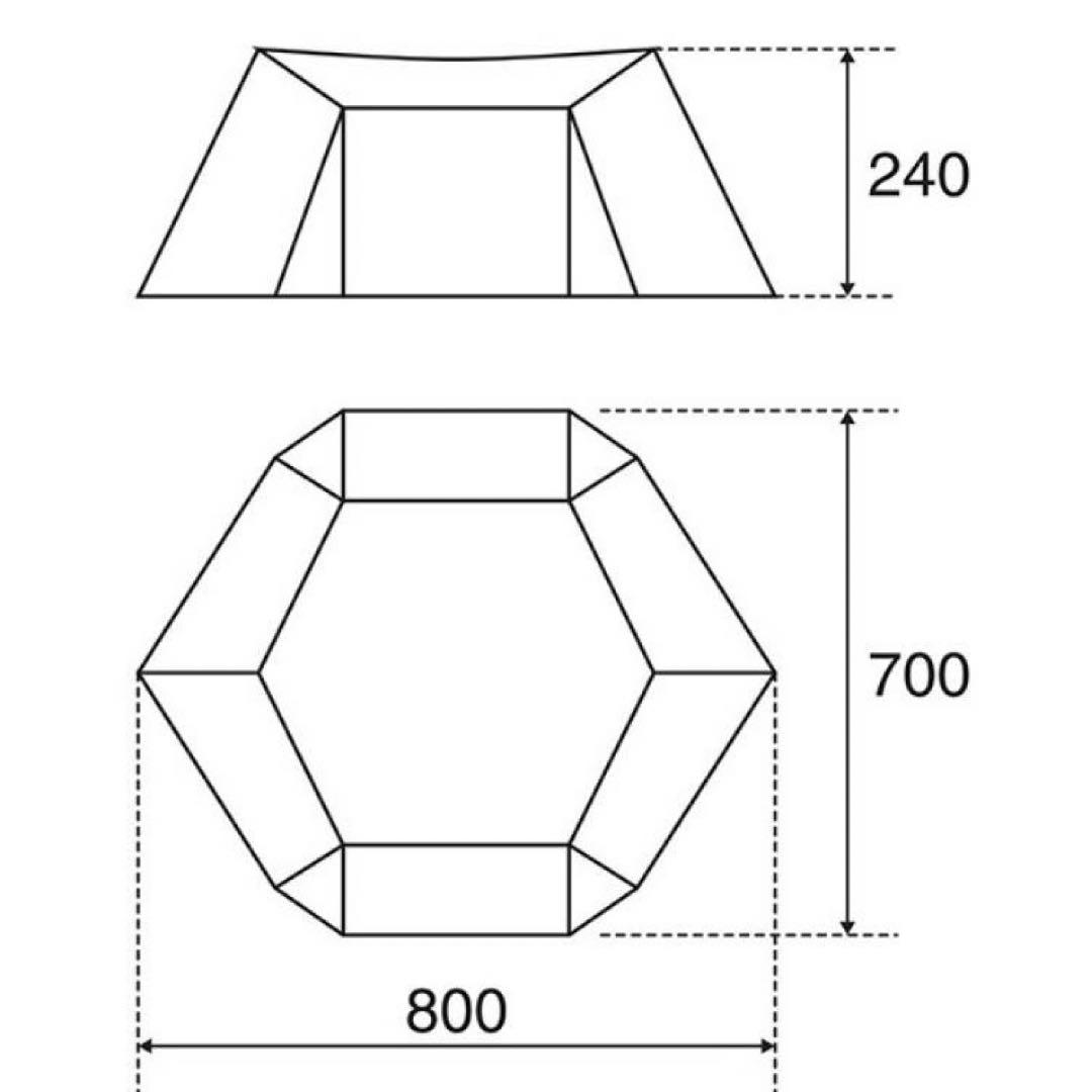スノーピーク 65周年記念 ランドベース 6 Pro. グレー ポール付き
