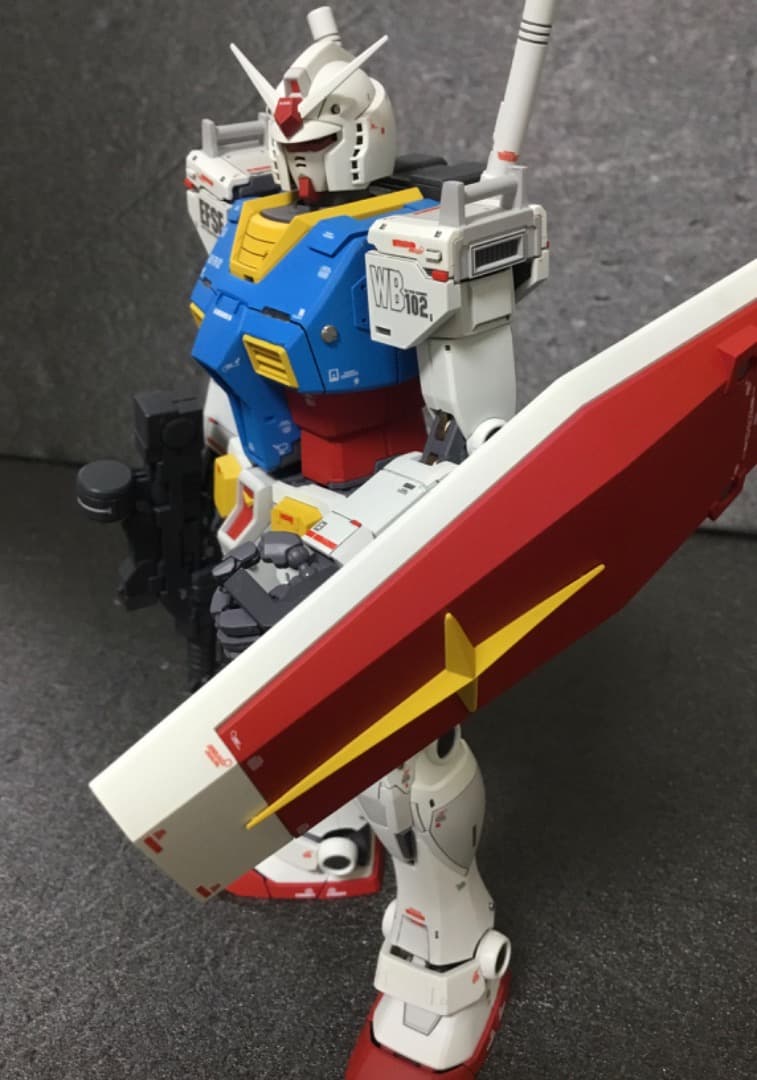 MG 1/100 RX-78-02 ガンダム オリジン 中期型 改修塗装済完成品