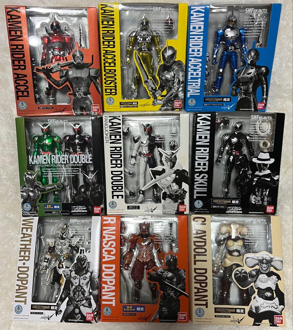 開封、未開封品 S.H.Figuarts フィギュアーツ　仮面ライダーＷ　他