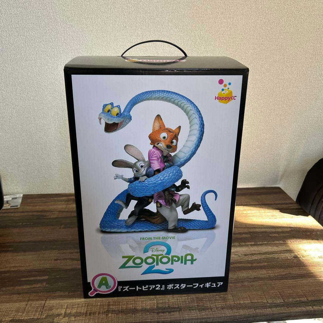 Zootopia 2 ポスターフィギュア　A賞　ハッピーくじ