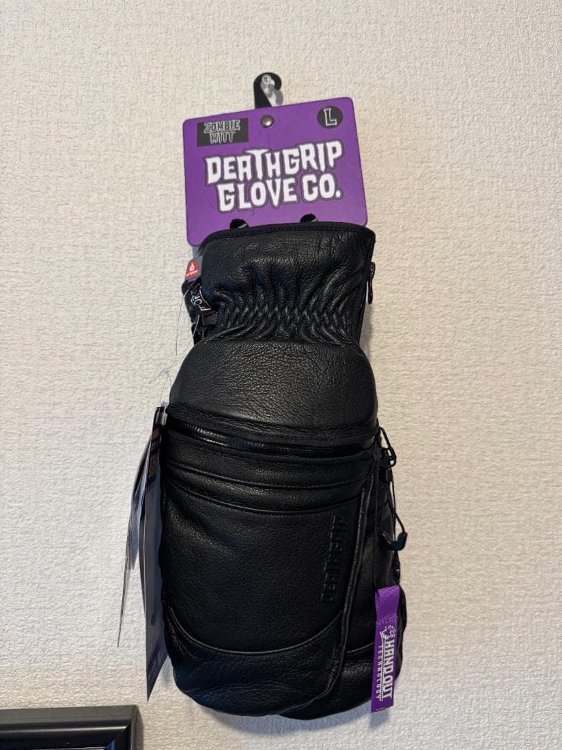 スキー・スノーボードアクセサリー DEATH GRIP Zombie Leather Glove Mitt
