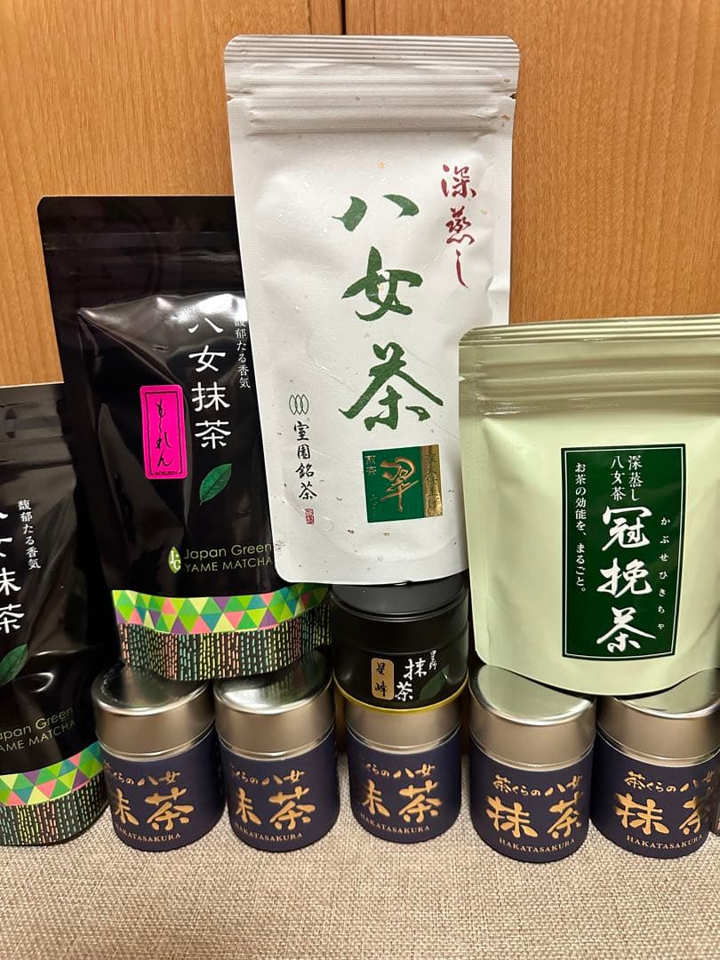 八女抹茶・深蒸し茶セット