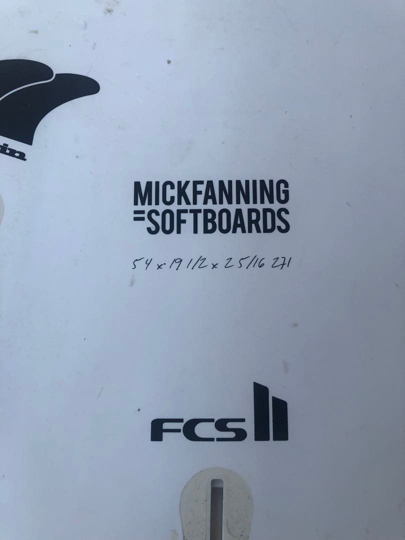 引渡限定 MICKFANNING SOFTBOARDS DHD TWIN 5’4