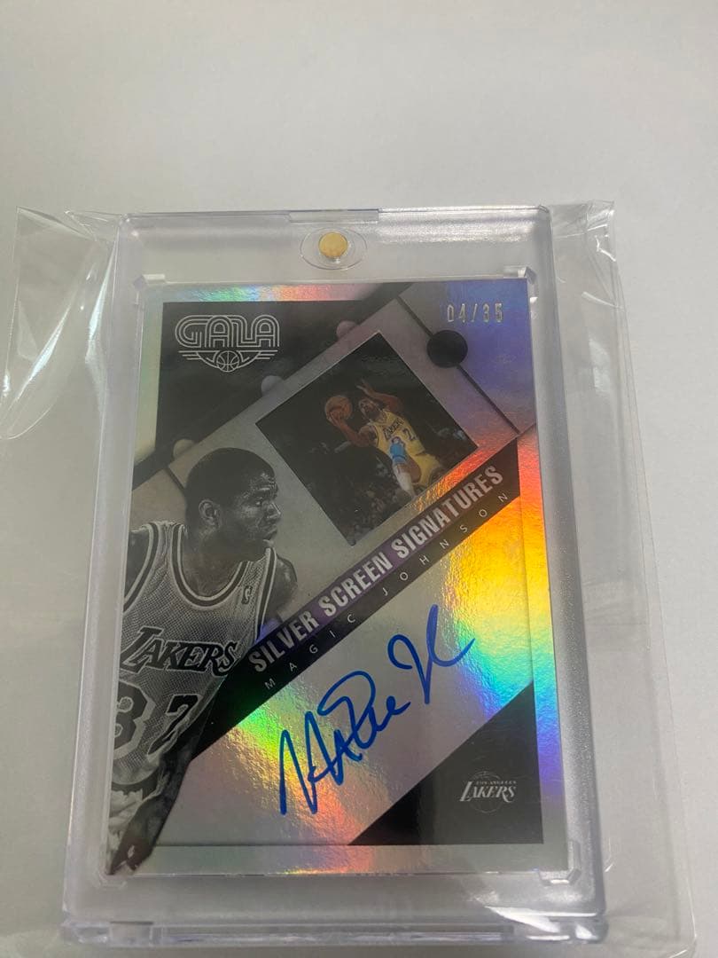 スポーツ選手 Panini Magic Johnson auto /35