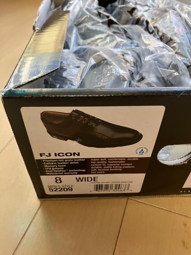 FOOTJOY ICON ブラック×ブラウン26cm 新品