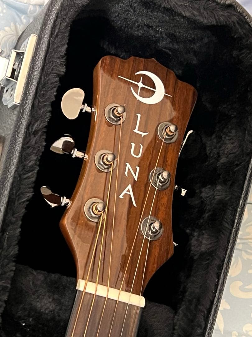 即発送 Luna guitar GYP E ASH DEANのハードケース付き