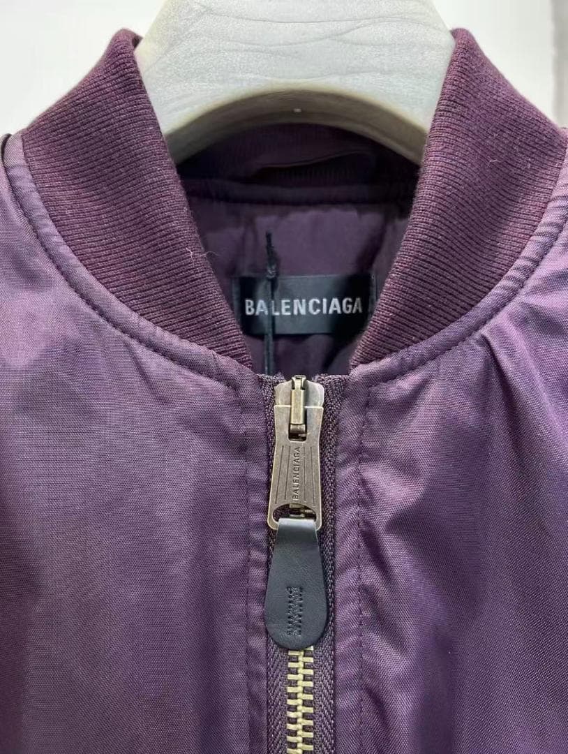 Balenciaga FW25パープル MA-1ジャケット
