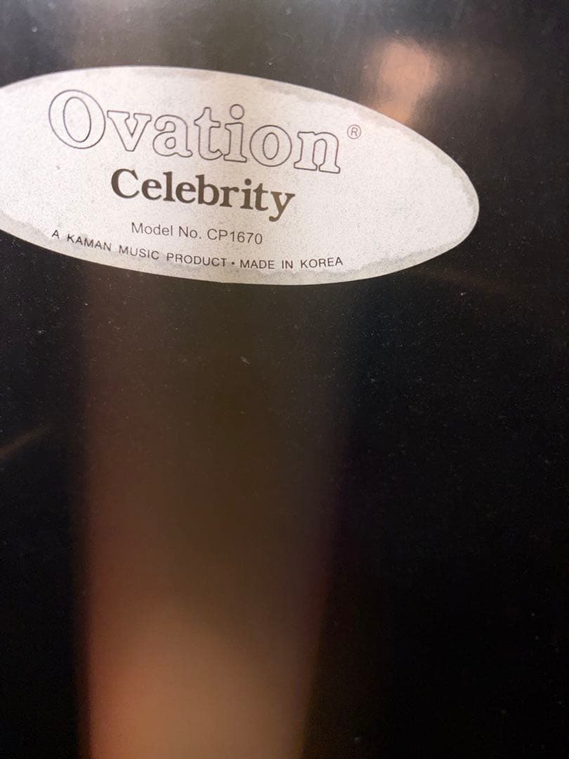 限界特価！Ovation Celebrityエレアコ　ソフトケース付き