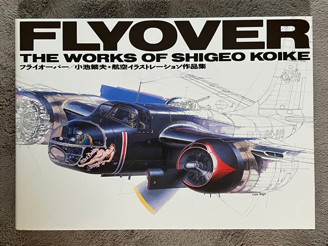小池繁夫 FLYOVER フライオーバー 航空イラスト作品集 中古美品 ソニー