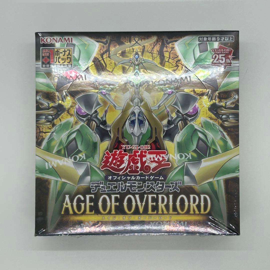 【未開封】遊戯王 AGE OF OVERLORD BOX シュリンク付き