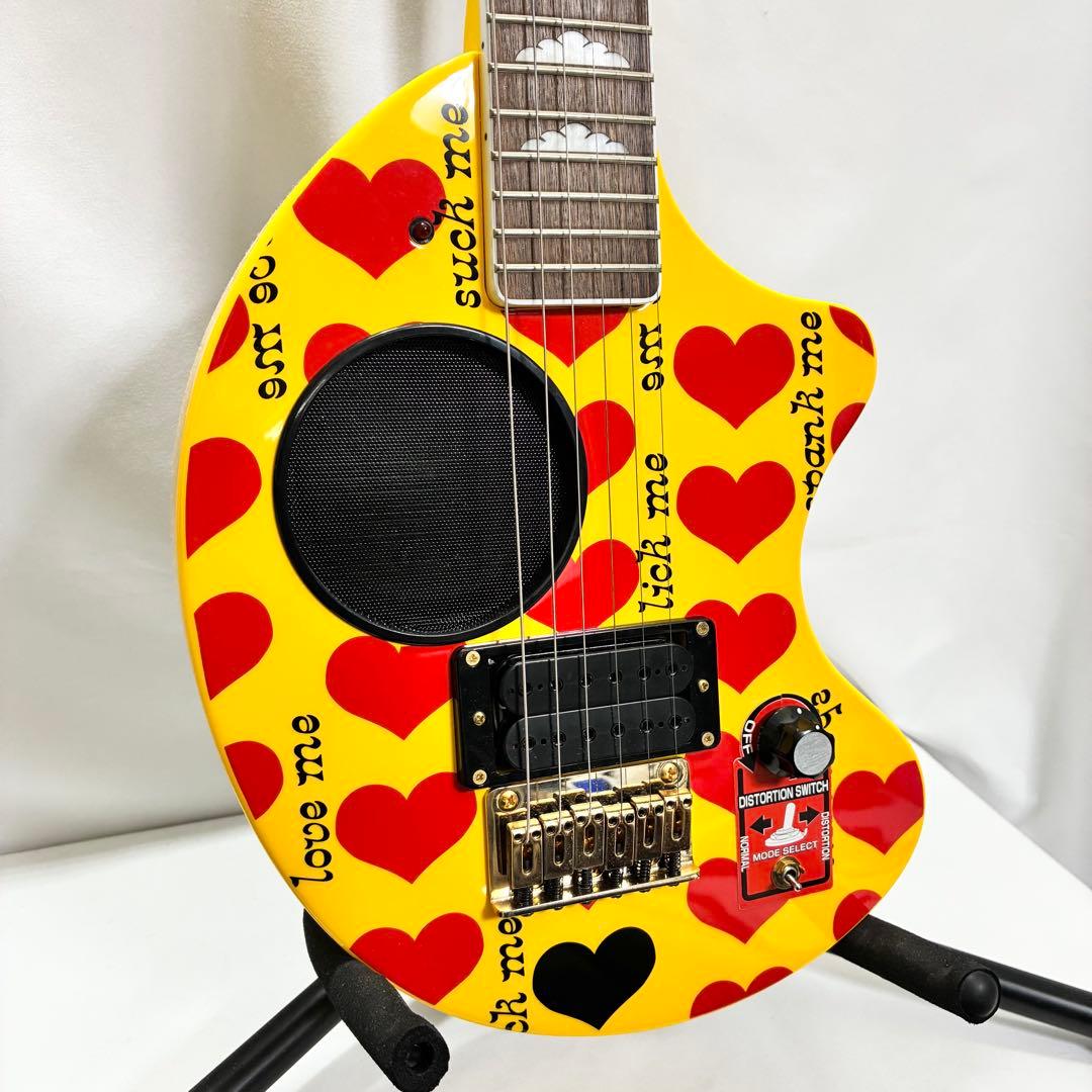 【極美品】FERNANDES ZO-3 hide YELLOW HEART