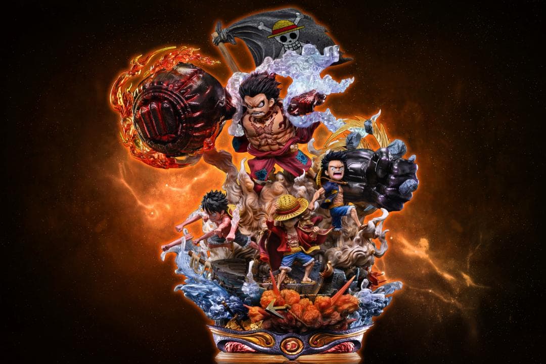 ワンピース モンキー・D・ルフィ ワーコレサイズ フィギュア ガレージキット