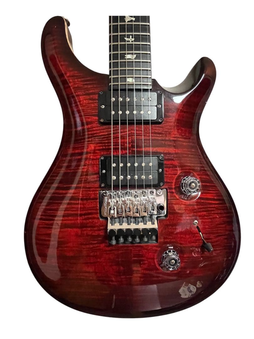 ギター PRS custom24 Floyd 10Top Fire Red Burst