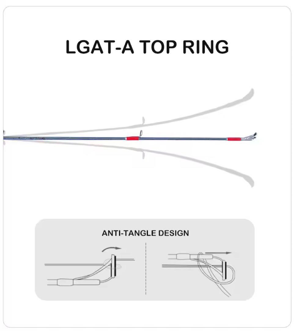 新品未使用　バスロッド　2ピースロッド　S662L スピニングロッド　バス釣り