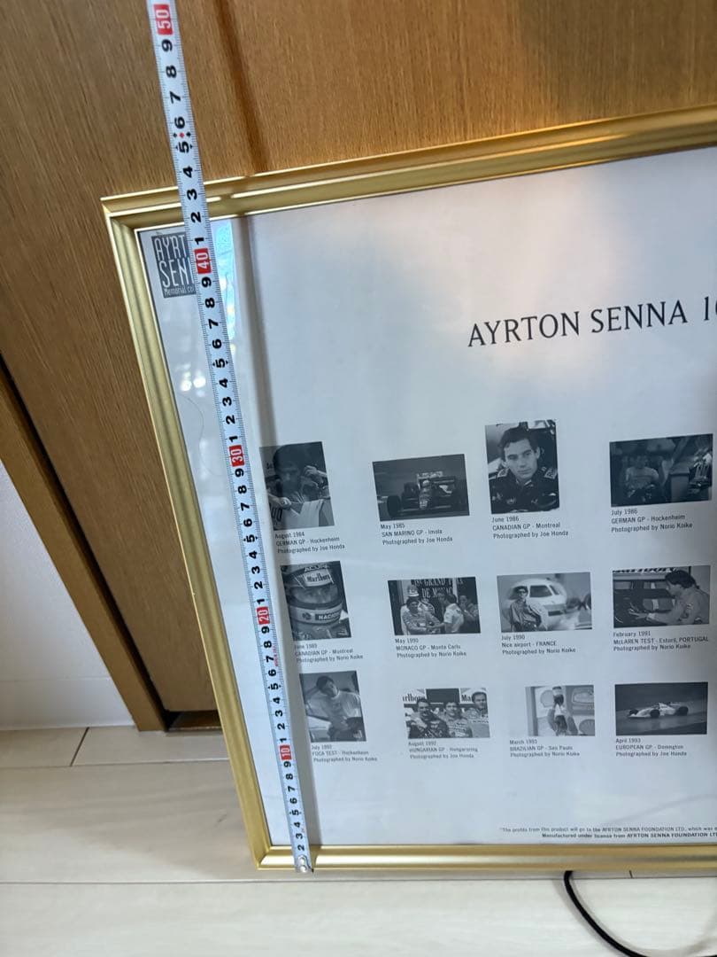 AYRTON SENNA 10YEARS PORTRAITS 24枚　ポスター