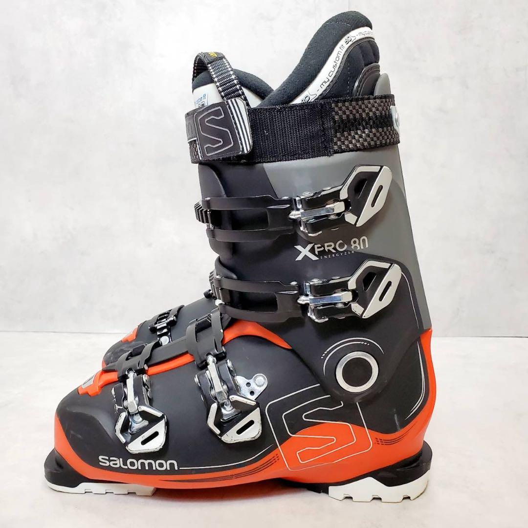 SALOMON X-PRO 80 スキーブーツ 黒×赤 28.0/28.5cm