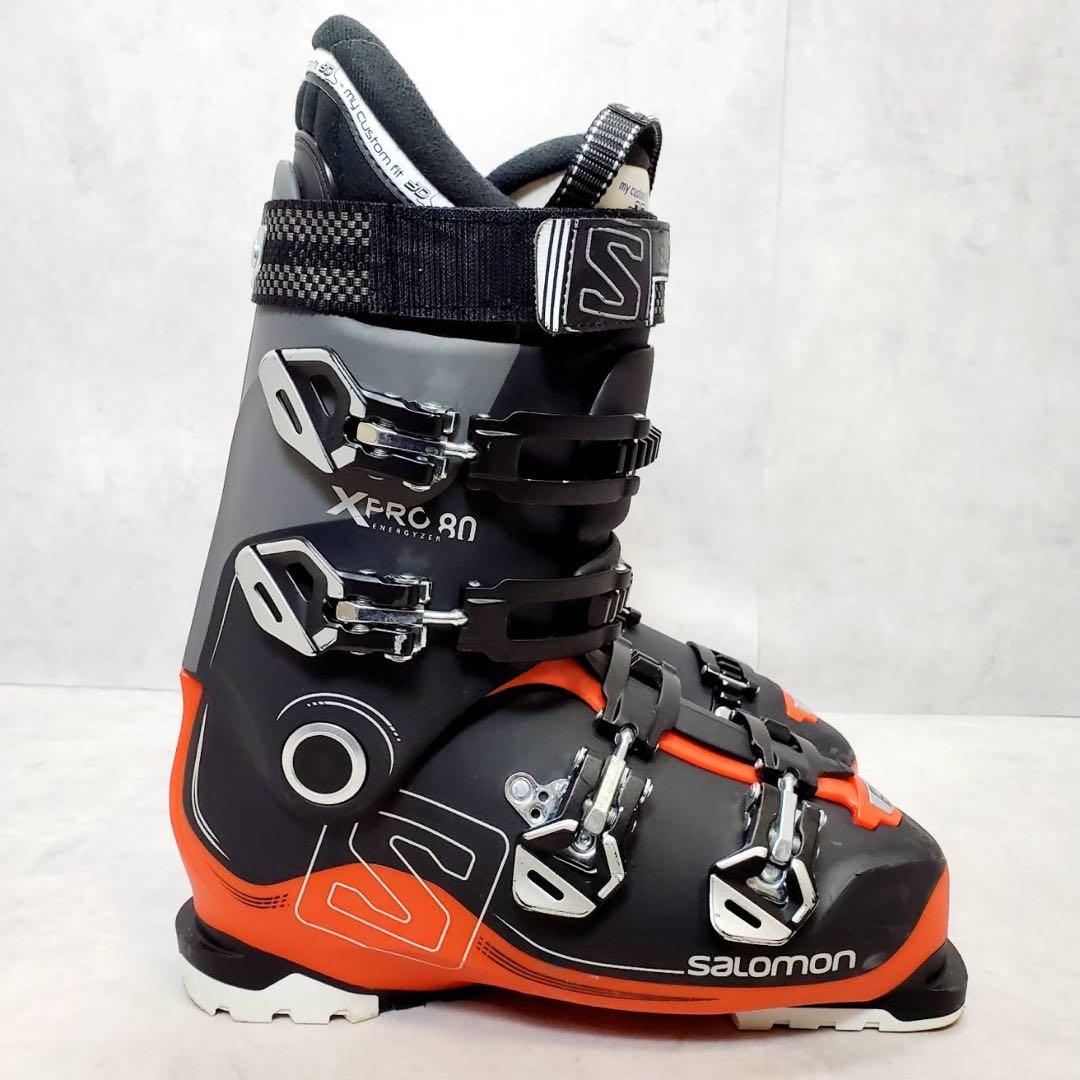 SALOMON X-PRO 80 スキーブーツ 黒×赤 28.0/28.5cm