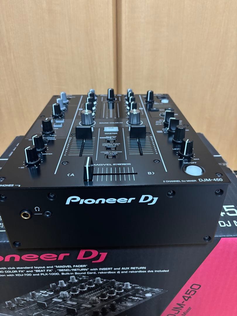美品　Pioneer DJM-450 24年製　PCスタンド　RCAピン　セット