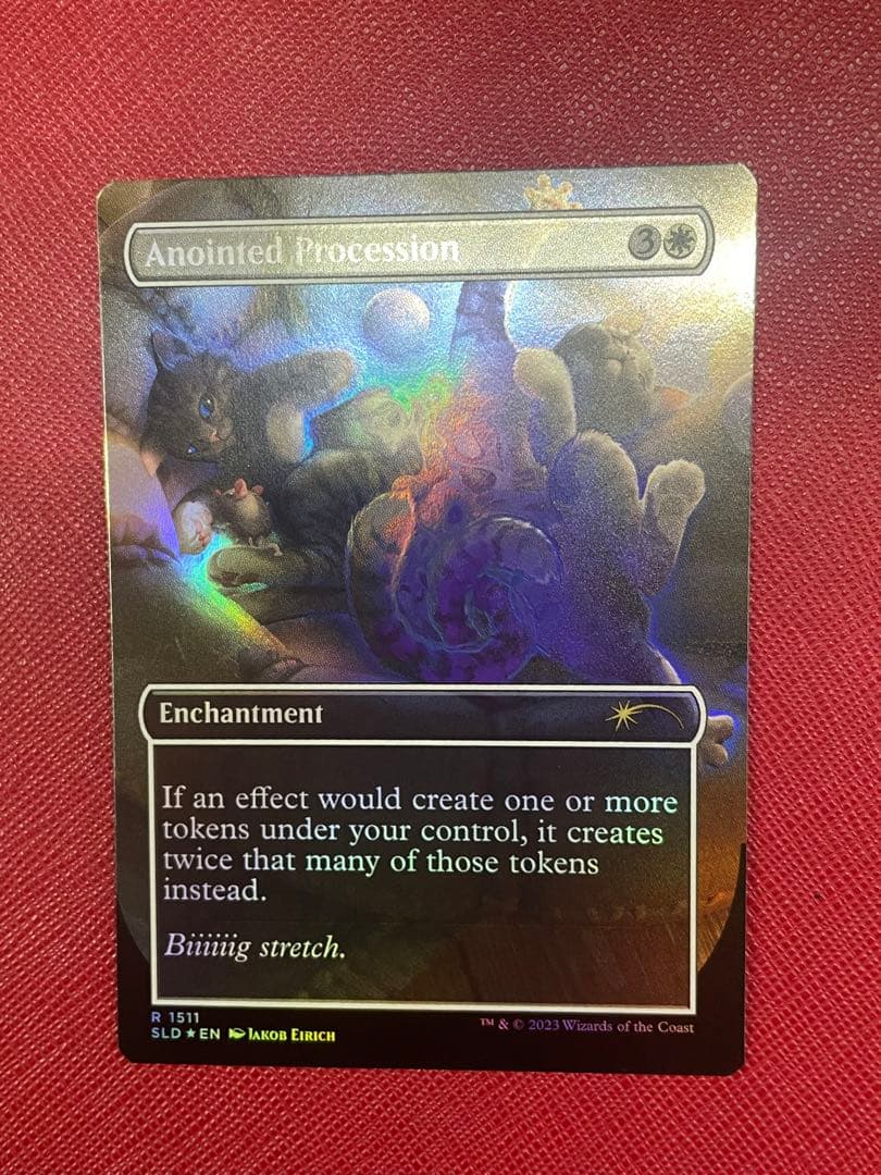 MTG 選定された行進　secret lair foil