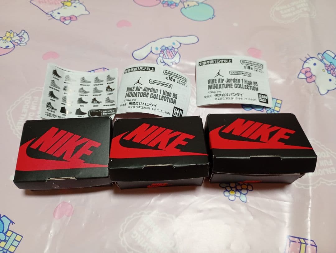 NIKE Air Jordan 1 High 85 ミニチュアコレクション　3点