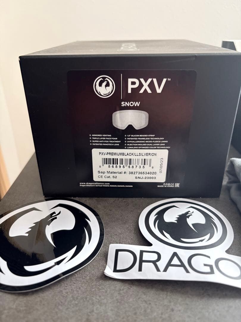 ［使用回数3回］早い者勝ちドラゴン DRAGON PXV ゴーグル正規品