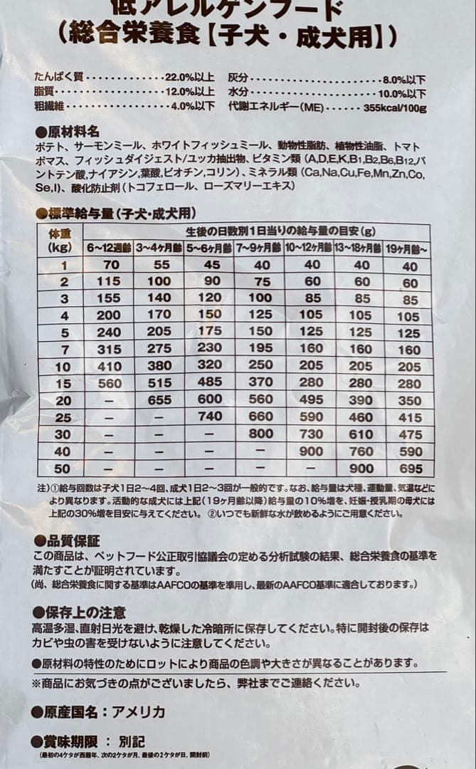 森乳スーパーゴールドフィッシュ＆ポテト15kg送料無料