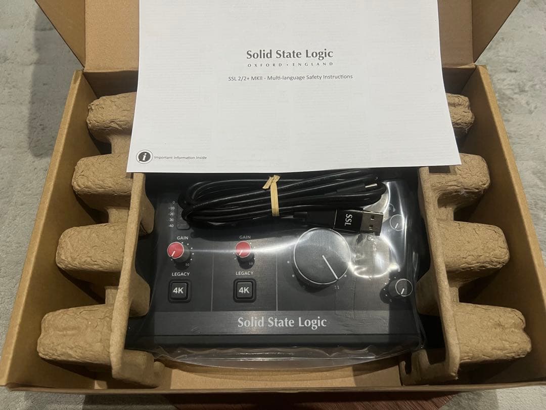 SSL2+ MKII USBオーディオインターフェイス 中古 美品