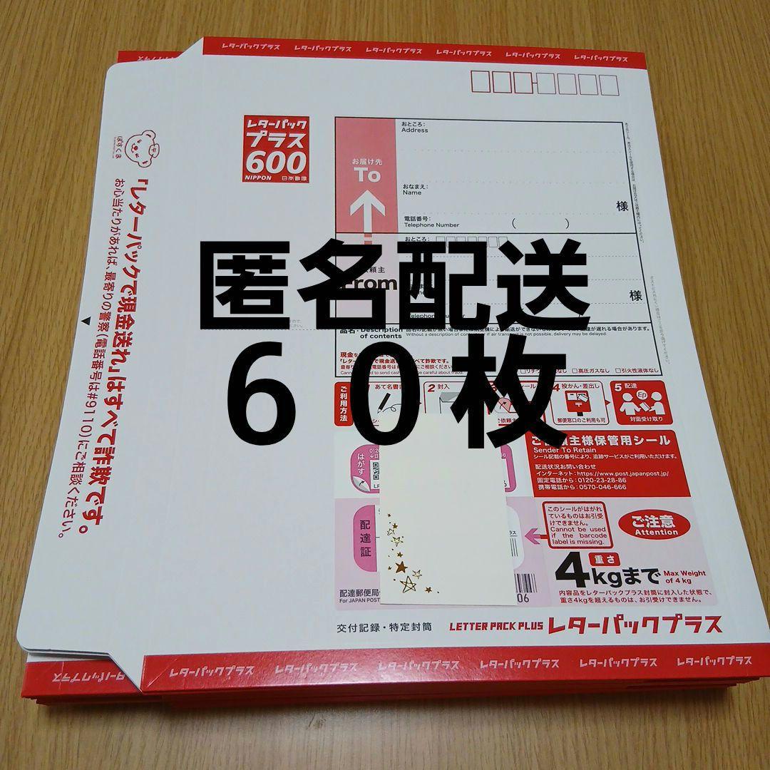 【新品★匿名配送】 レターパックプラス 600 　60枚セット