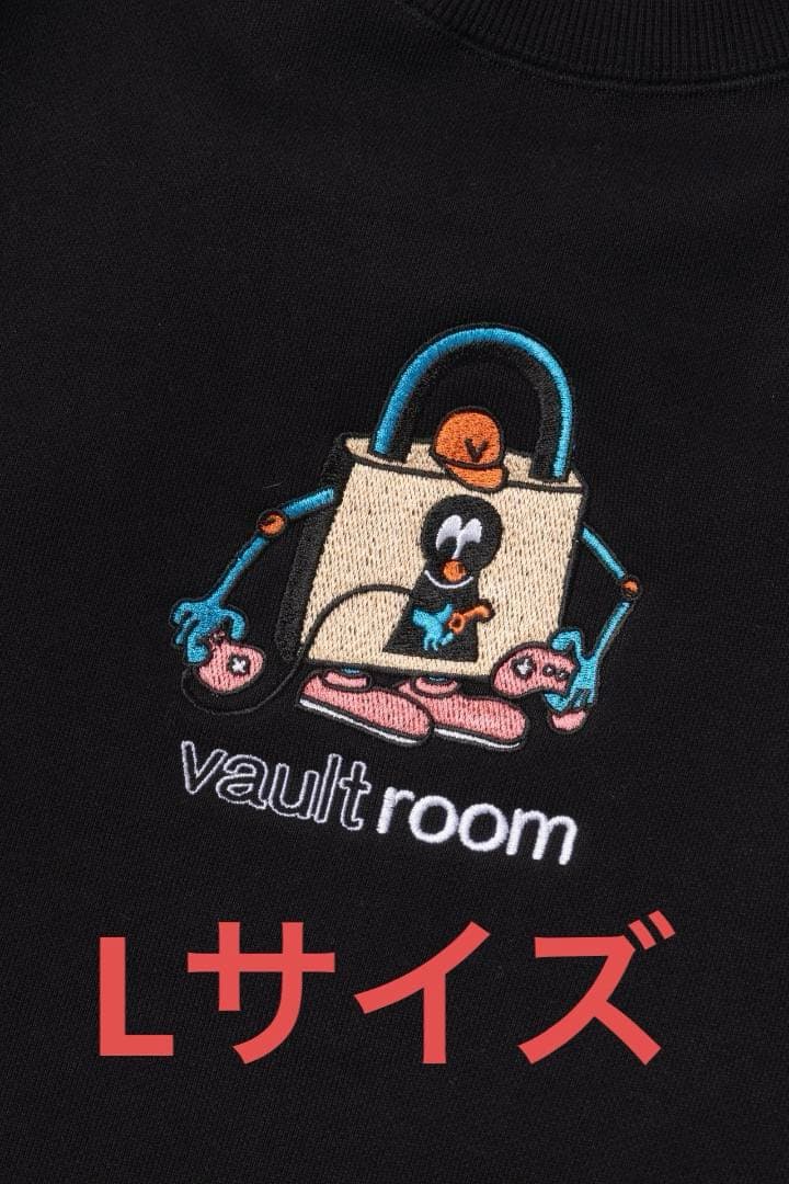 VAULTROOM ICON CREWNECK / BLACK Lサイズ