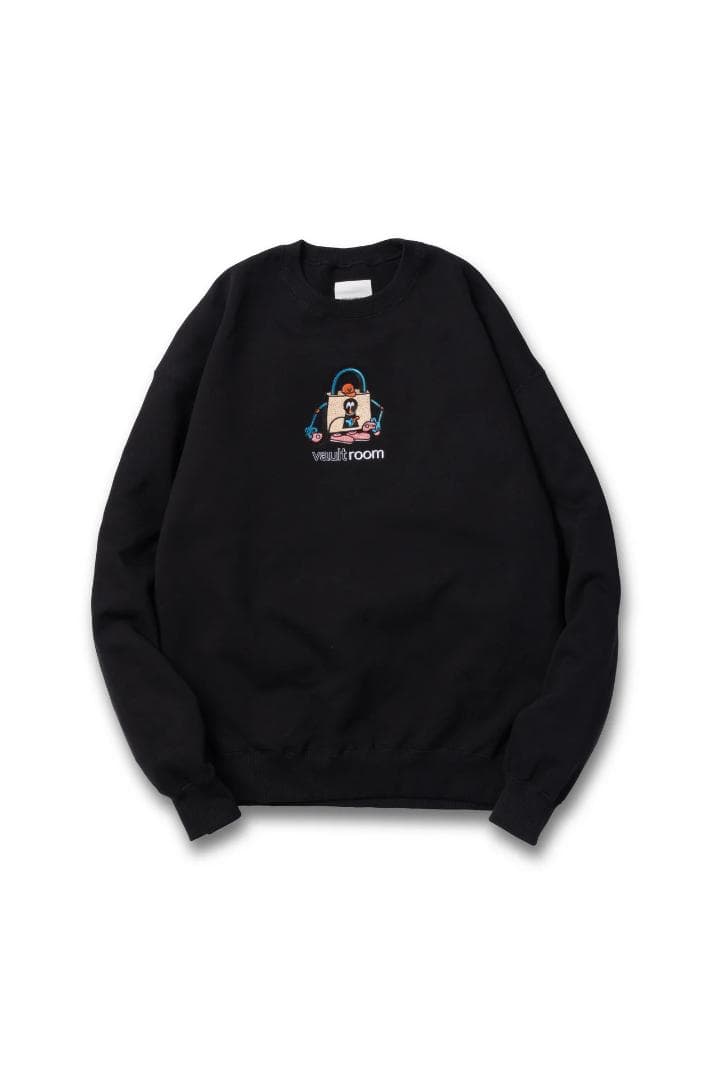 VAULTROOM ICON CREWNECK / BLACK Lサイズ