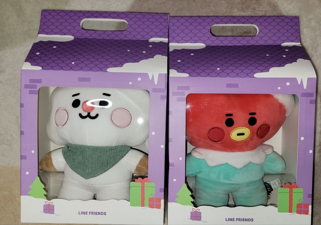 BT21ベビー　ハッピーホリデー ぬいぐるみ　7体フルコンプ