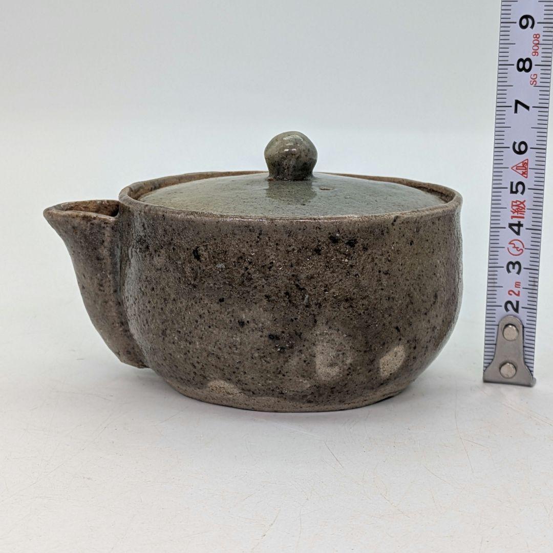 虫明焼 宝瓶 用心箱合布 煎茶道具 煎茶器 泡瓶 お茶 食器 在銘 急須 骨董品