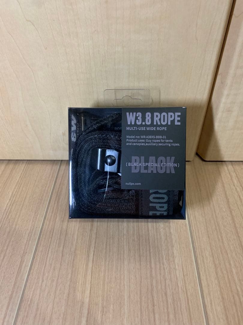 テント・タープ NULLPIXEL W3.8 ROPE BLACK EDITION