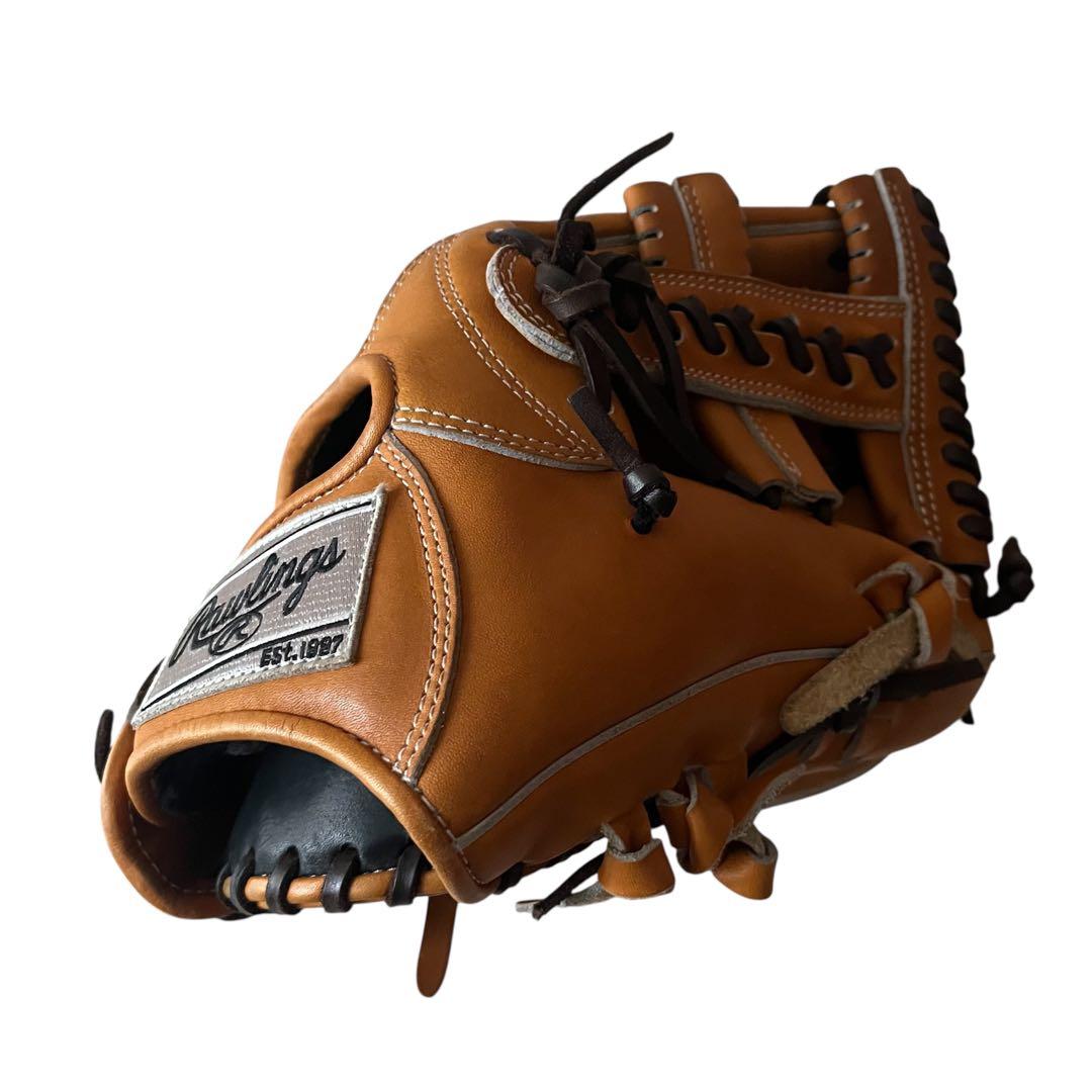Rawlings プロエクセル 軟式グローブ ブラウン 内野手用