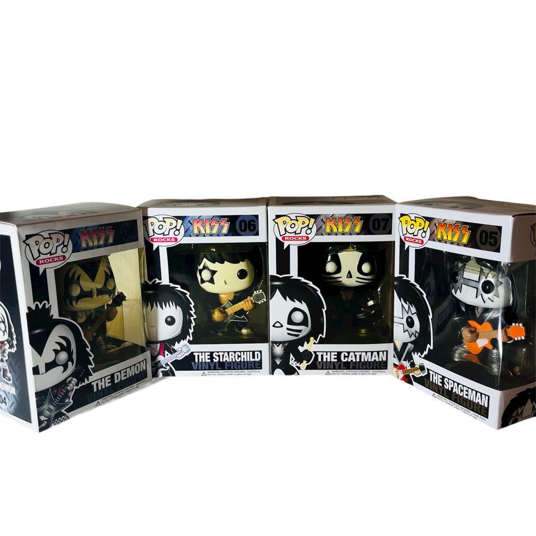 Funko POP! KISS フィギュア 4体セットロック バンドコレクション