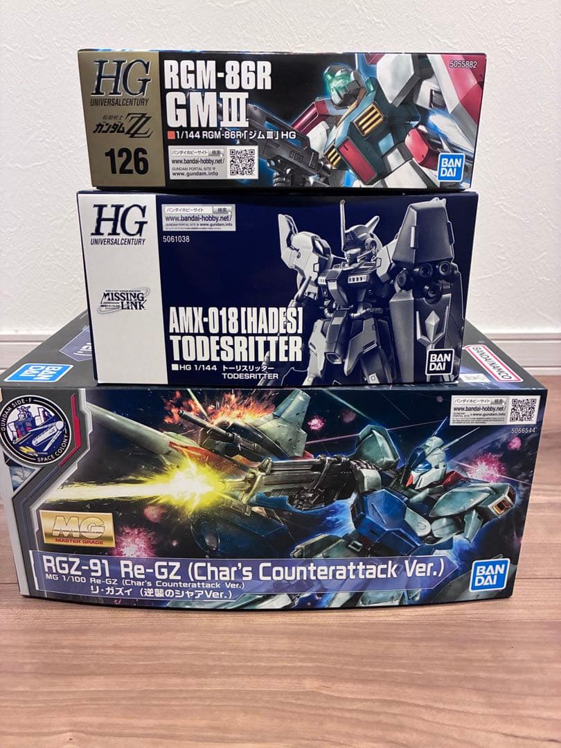 MGリ・ガズィ逆襲のシャアver HGジムⅢ トーリスリッターガンプラまとめ売り