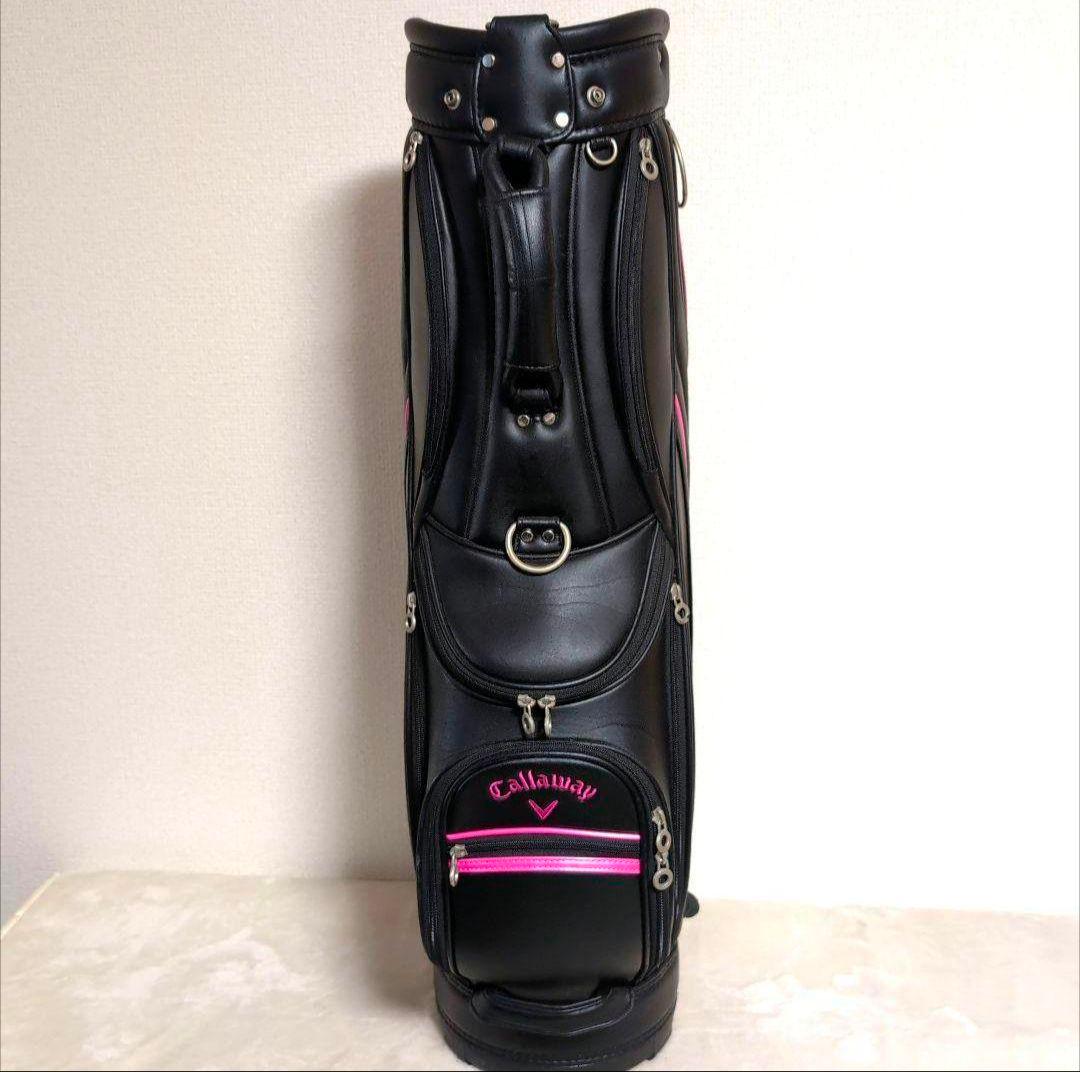 dn1 Callaway GOLF BAG オールレザー 黒