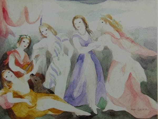 Marie Laurencin、LA PRINCESSE、海外版超希少レゾネより