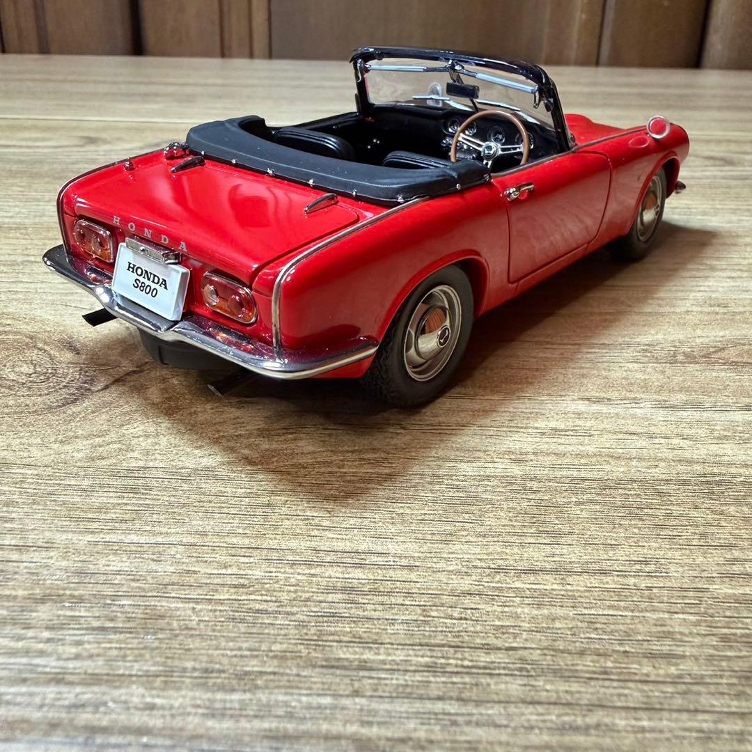自動車 EBBRO1/24Honda S800 ROADSTER 1966 Red