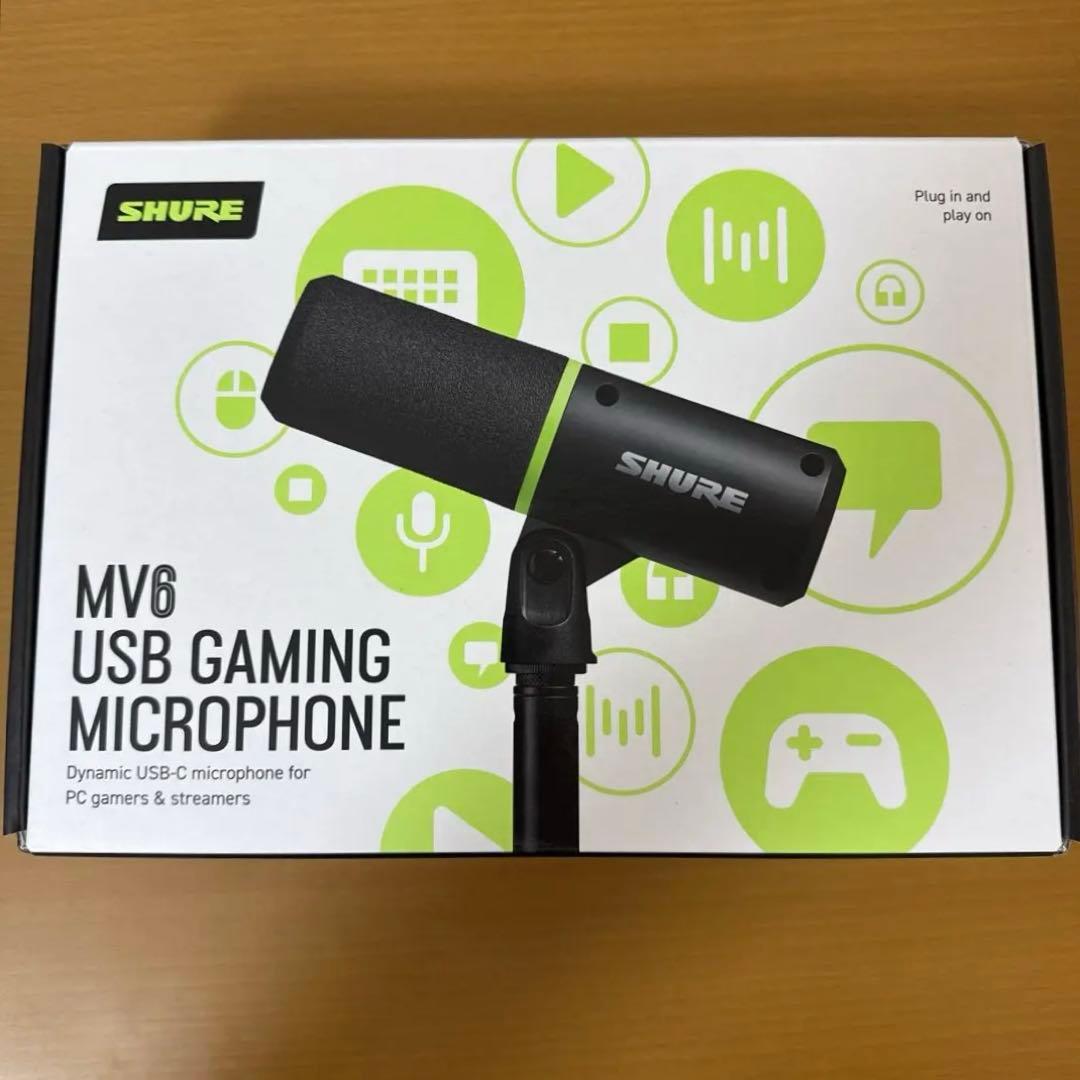 SHURE MV6 USB ゲーミングマイクロフォン　新品