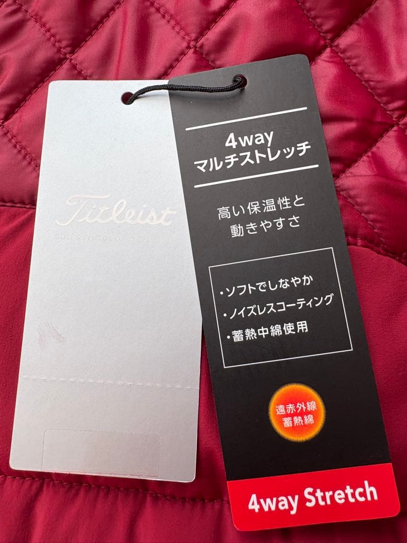 美品　Titleist レディース ジャケット ボルドー　サイズL