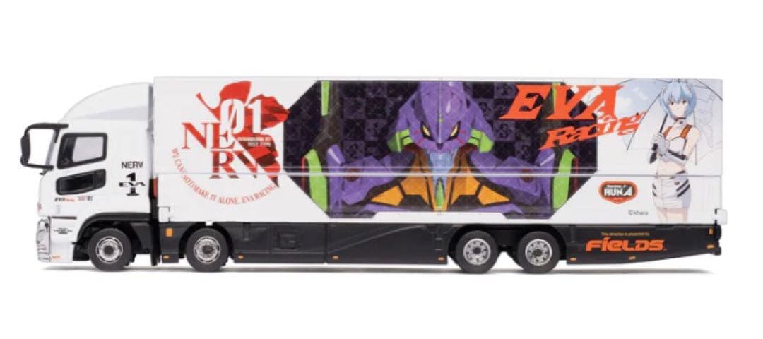【新品】1/64 Mitsubishi Fuso EVA トラック ミニカー