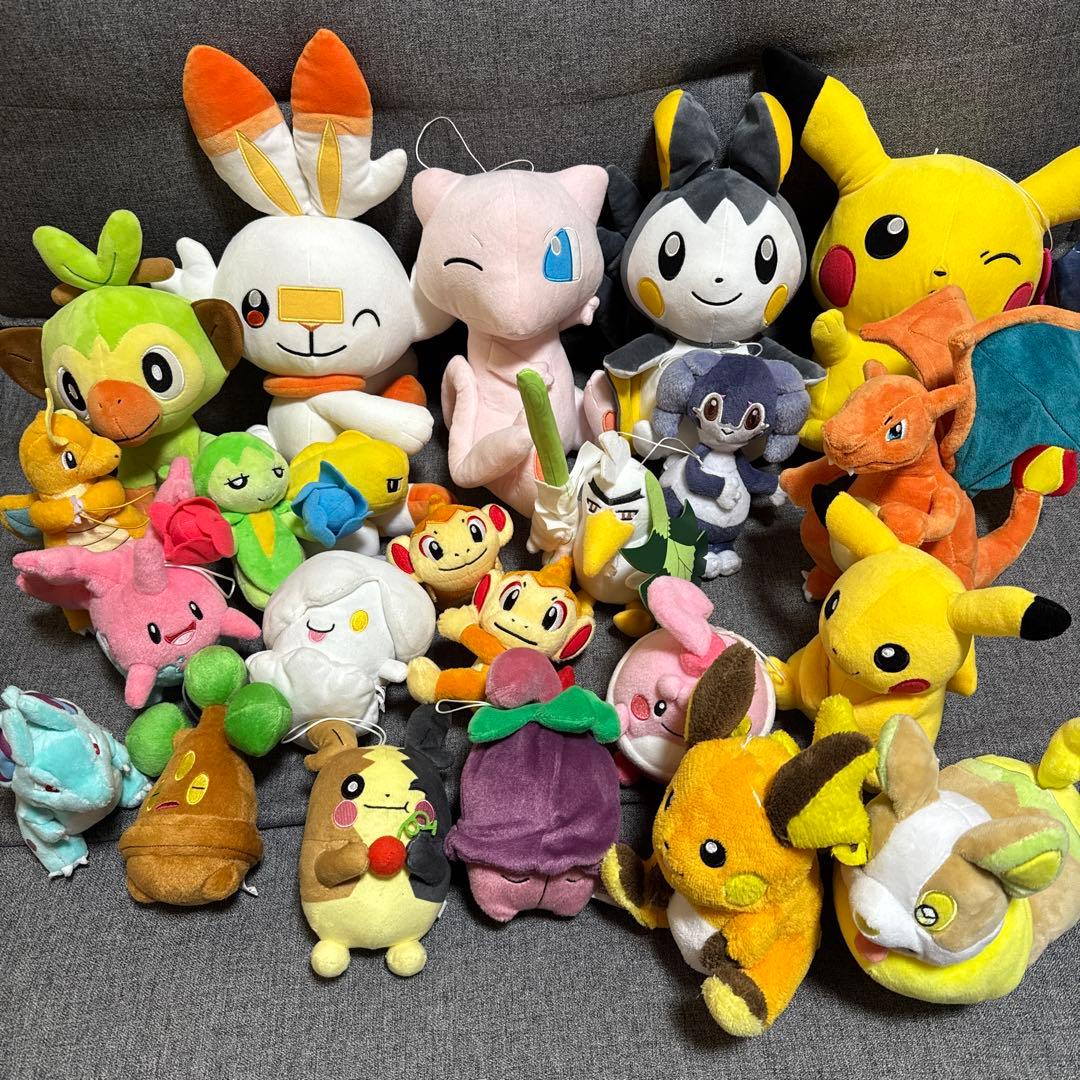 ポケットモンスター　ぬいぐるみ　23体まとめ売り　ポケモン