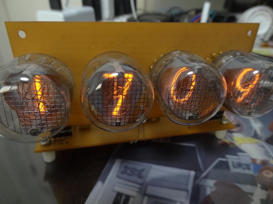 Nixie Clock 4 digits　IN-12 & B5092